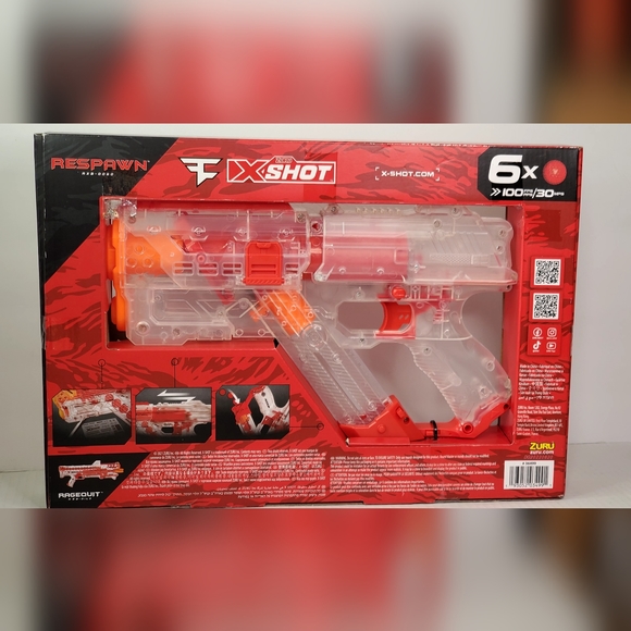 Zuru | Toys | Xshot Faze Respawn Round Blaster With 2 Dart Balls By ...